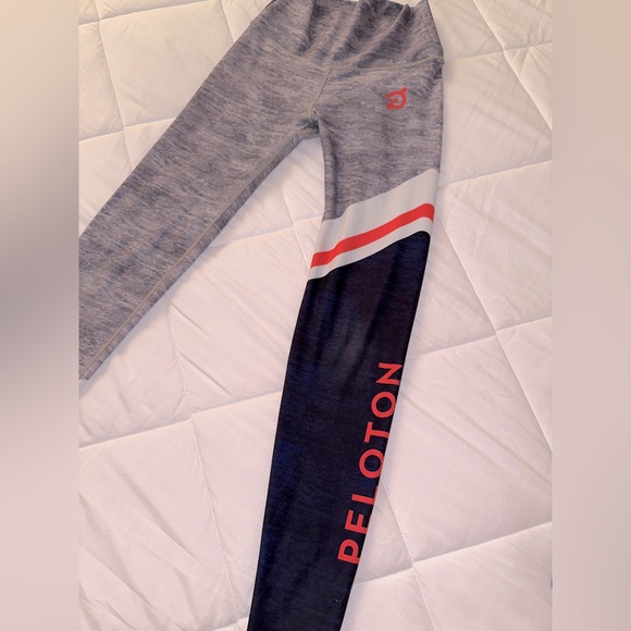 Peloton | Pants & Jumpsuits | Peloton Wear It To Heart Retro Gray Blue ...